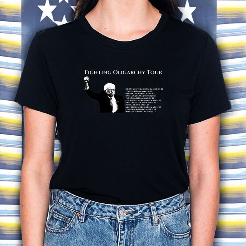 Fight Oligarchy Tour 2025, Rage Against The Machine Shirt - Bernie Sanders